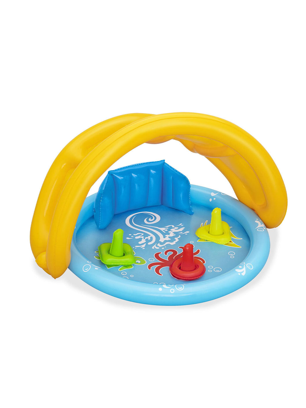 Alberca Inflable Bestway Lil' SeaShapes con Toldo para Bebé 1.12 m ...