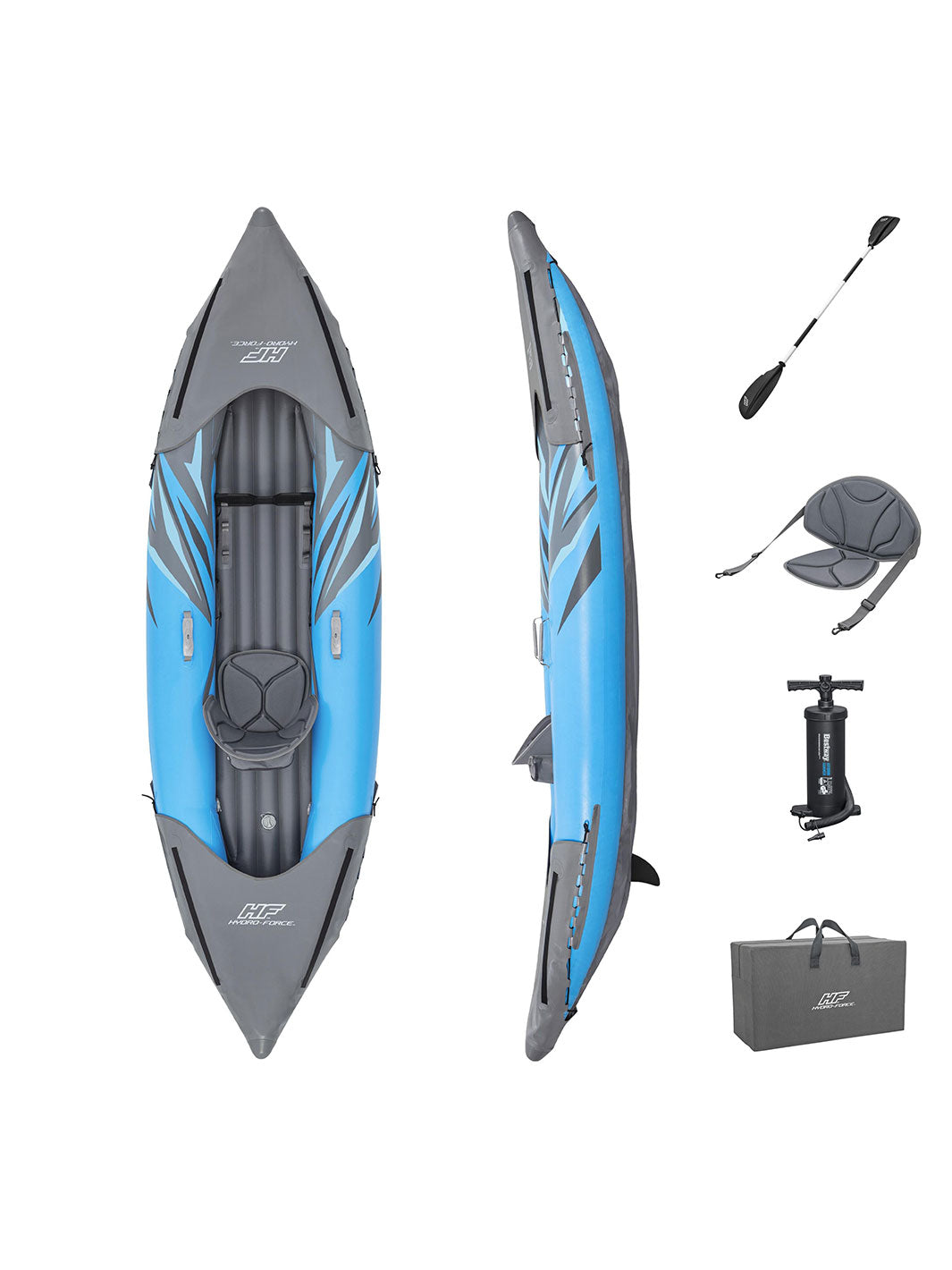 Kayak inflable Surge Elite X1 de 3.12 m x 96 cm x 35 cm – Bestway Store ...