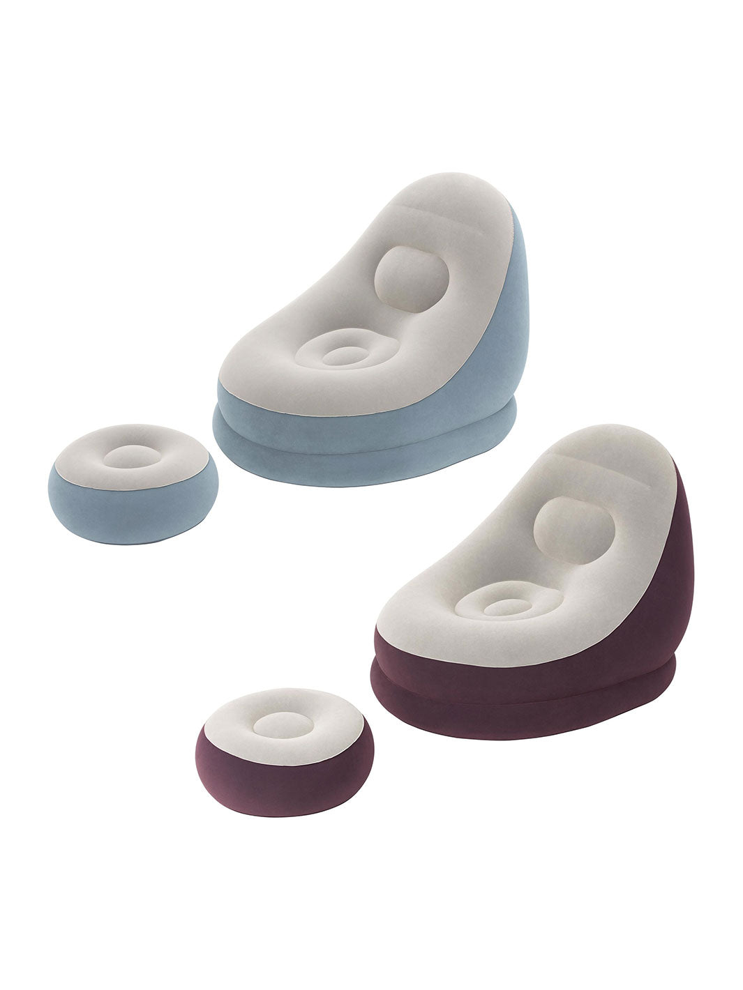 Sillón inflable con reposa pies 1.21m x 1.00m x 86cm – Bestway Store Mexico